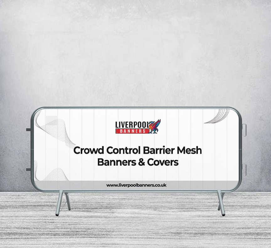 Crowd Control Barrier Mesh Banners & Covers Same Day & Next Day ...