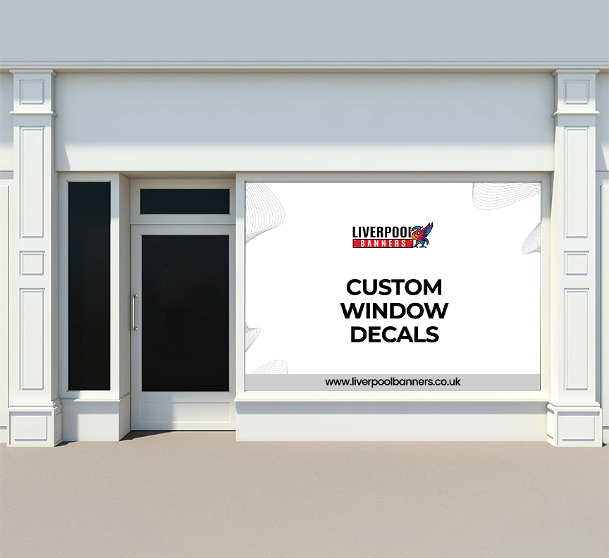 Custom Window Stickers Same Day & Next Day Delivery Liverpool